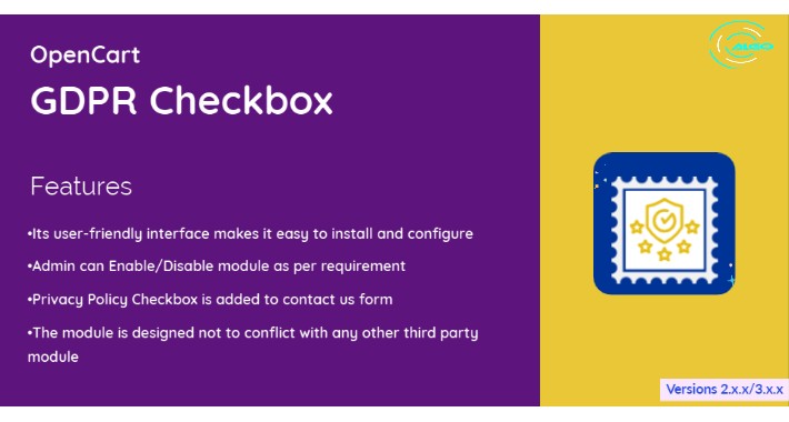 OpenCart - GDPR Checkbox
