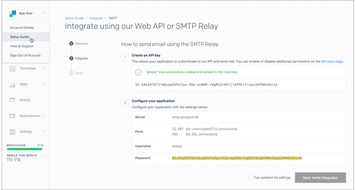 OpenCart - SendGrid API V3 - Mailer