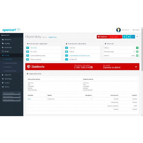 OpenCart - Packeta API (Zásielkovňa API) | OC3.x