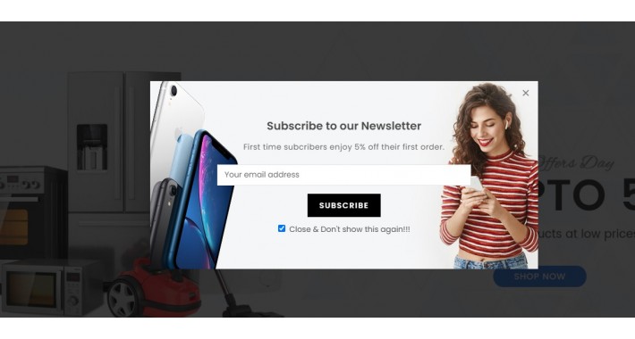 OpenCart - Newsletter Subscribe (Popup + Regular Module )