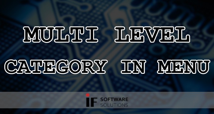 OpenCart - Multi Level Category in Menu