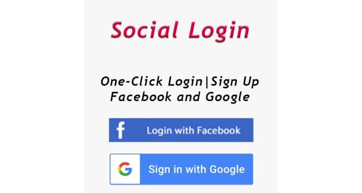 OpenCart - One Click Social Login | Facebook & Google