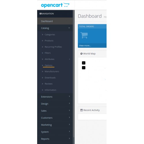 OpenCart - OPOSystem - Unique options for each product