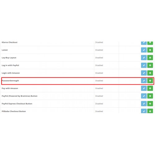 OpenCart - Password Strength Indicator for Opencart 30xx