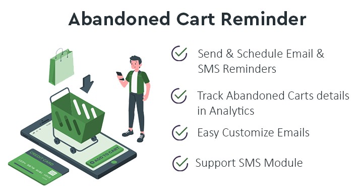 OpenCart - Abandoned Cart - Best Abandoned Cart Reminder Module