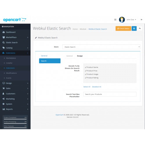 Opencart Opencart Elasticsearch 