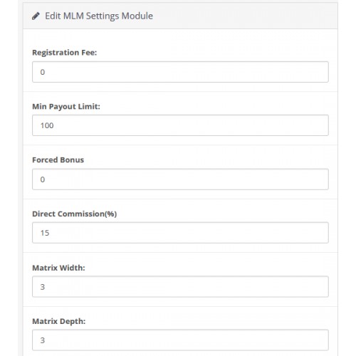OpenCart - MLM Matrix Plans (2x2 , 3x3, 4x4, 5x5, 6x6, 7x7, 8x8 etc)