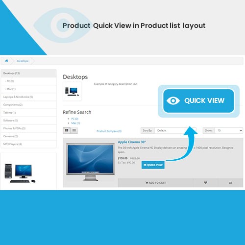 OpenCart - Product Quick View with Popup