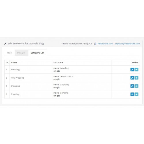 OpenCart - SeoPro Fix for Journal3 Blog