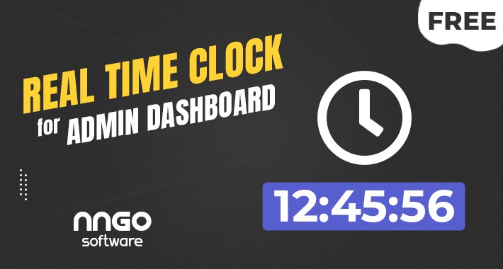 OpenCart - Real Time Clock For Admin Dashboard