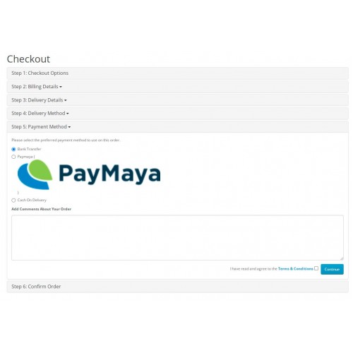 OpenCart - Paymaya payment Add on Payment Gateways Opencart 3