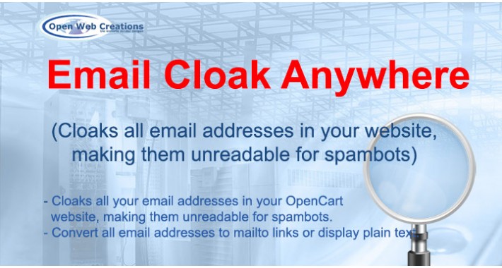 OpenCart - Email Cloak Anywhere
