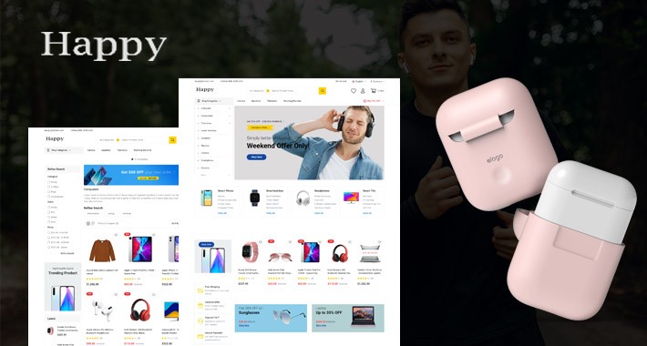 OpenCart - Electics Mega Multi Store Opencart Theme