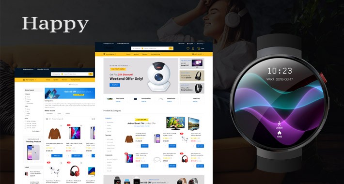 OpenCart - Electics Mega Multi Store Opencart Theme