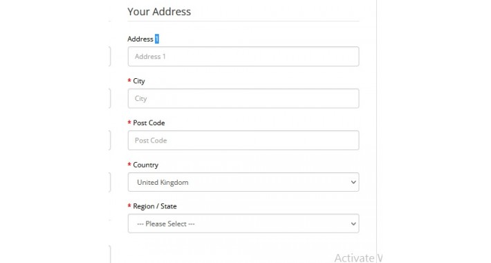 OpenCart - Change frontend address fields(Required/Optional/Hidden)