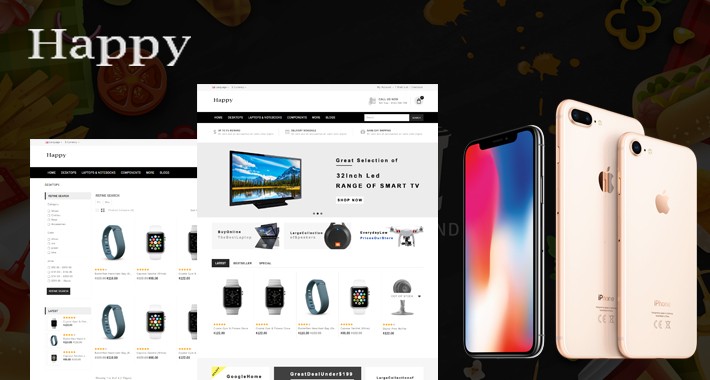 OpenCart - Electronic Mega Multi Store Premium Opencart Theme