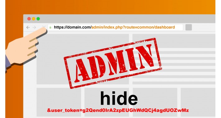 OpenCart - hide "user_token" from admin oc3x