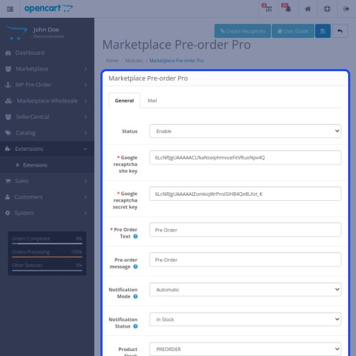 OpenCart - Opencart Multi Vendor Pre Order