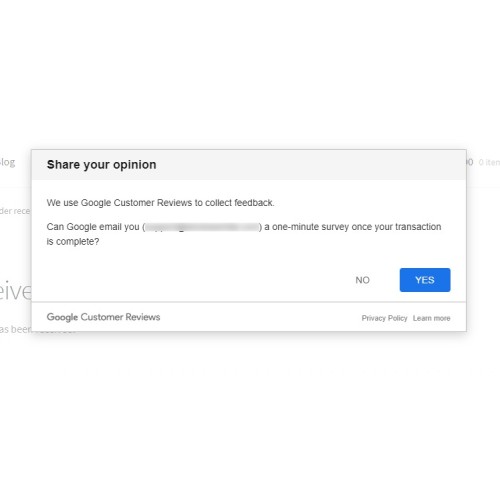 OpenCart - Google Customer Reviews OpenCart - Google Customer Reviews