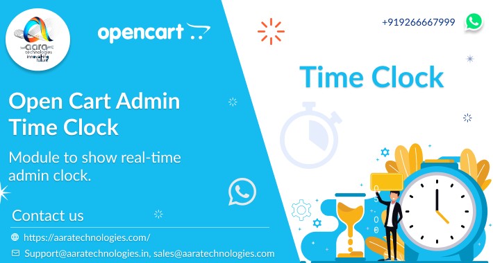 OpenCart - Opencart Admin time clock