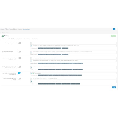 OpenCart - Opencart WhatsApp Notification