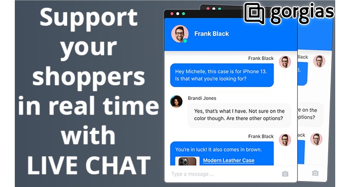 OpenCart - Gorgias Live Chat & Chatbots