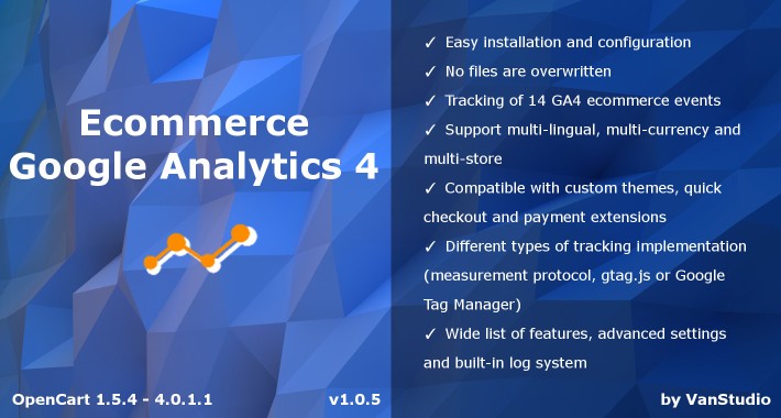 OpenCart - Ecommerce Google Analytics 4