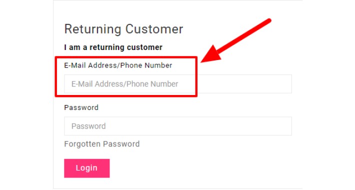 OpenCart - Login with E-Mail Address/Telephone