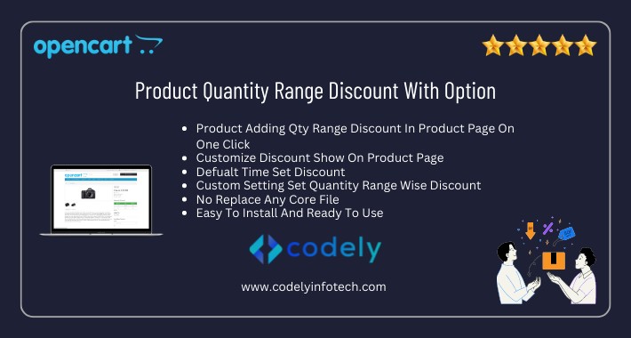 OpenCart - Admin Product Quantity Wise Discount