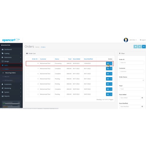 OpenCart - Order Comment Templates (Pre-defined Admin Order Comments)