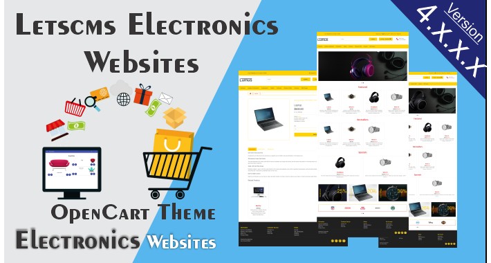 OpenCart - Letscms Electronic Theme OpenCart - Letscms Electronic Theme