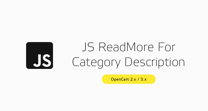 OpenCart - JS Readmore For Category Description