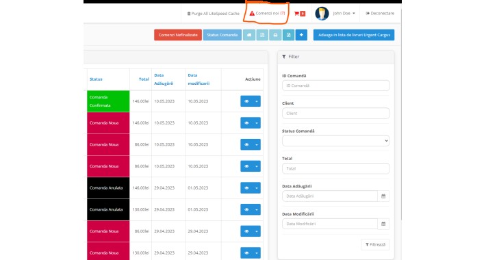 OpenCart - Order Notification (New Orders)