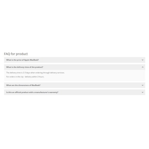 OpenCart - SEO FAQ for products, categories, manufacturers