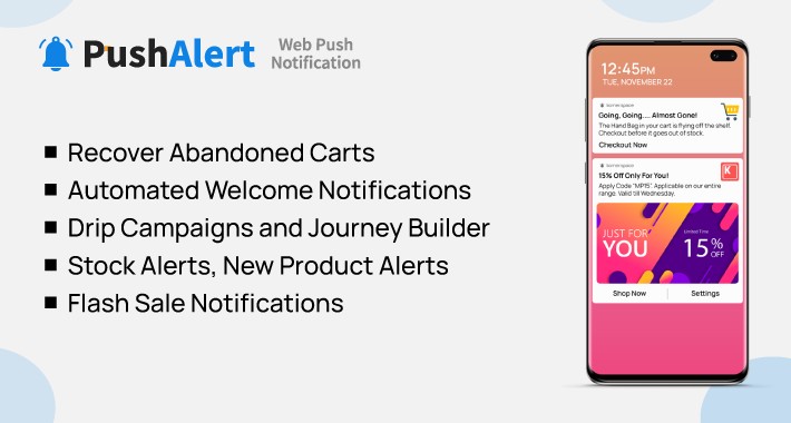 OpenCart - PushAlert - Web Push Notifications for OpenCart