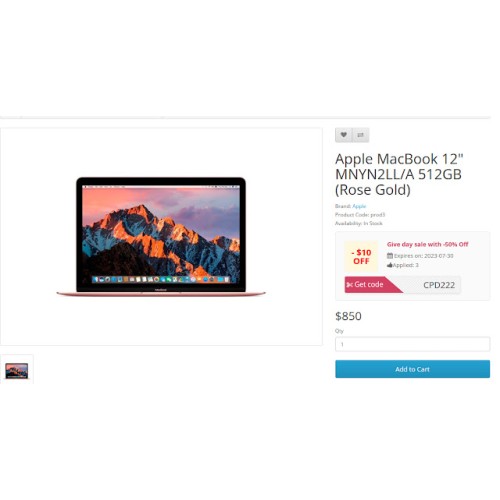 OpenCart - Opencart Coupon List Module