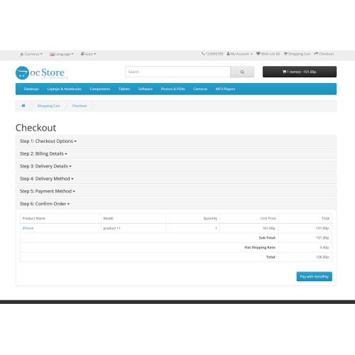 OpenCart - ivendPay Payment v3