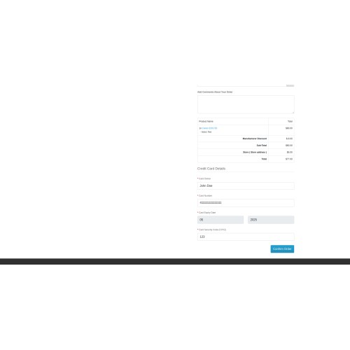 OpenCart - Authorize.Net (AIM) Opencart 4