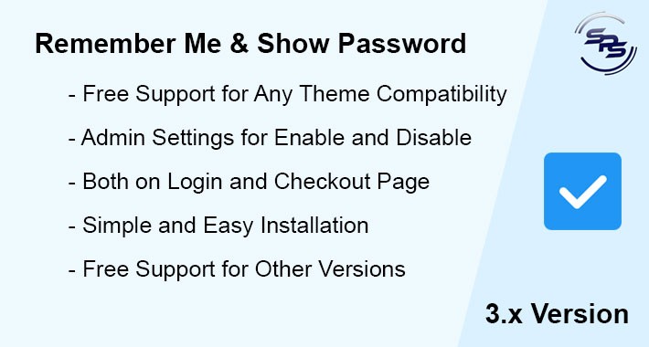 OpenCart - Remember Me & Show Password