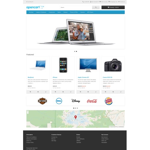 OpenCart - Maps — high-performance, feature-packed module