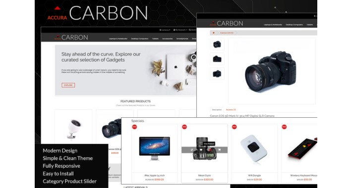 OpenCart - Accura Carbon Opencart 4 Multipurpose Theme