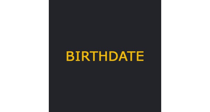 OpenCart - BirthDate