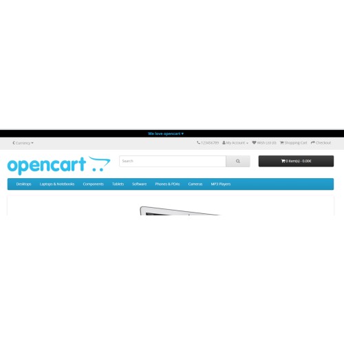 OpenCart - Top Notification Module