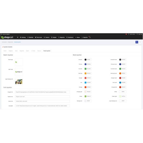 OpenCart - Opencart Admin Panel Template (can be customized)