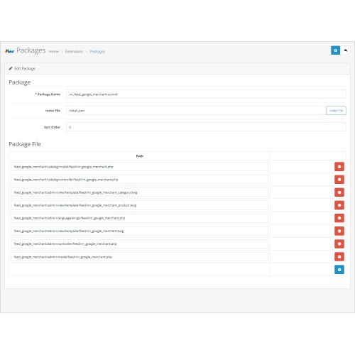 OpenCart - Simple Zip Generator