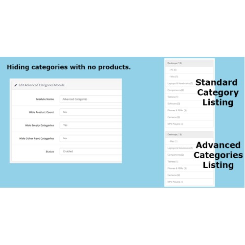 OpenCart - Advanced Categories