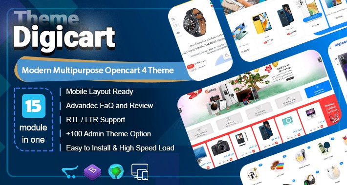 OpenCart - digicart | Modern Multipurpose Opencart 4 Theme