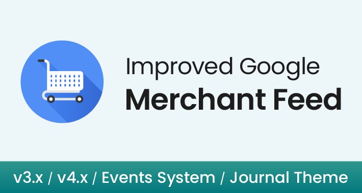 OpenCart - Improved Google Merchant Feed