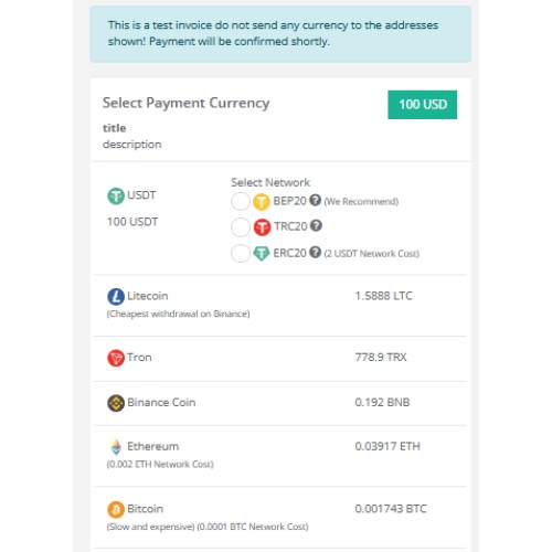 OpenCart - Crypto Payment Gateway - Payid19