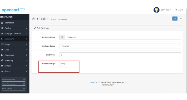 OpenCart - Product Attribute Images ( Individual Attribute Image )